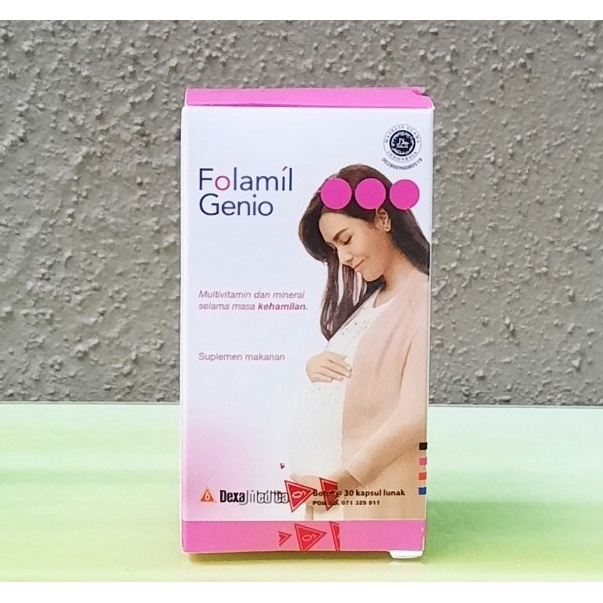 Jual FOLAMIL GENIO ISI 30 SOFT CAPSULES SUPLEMEN KESEHATAN | Shopee ...