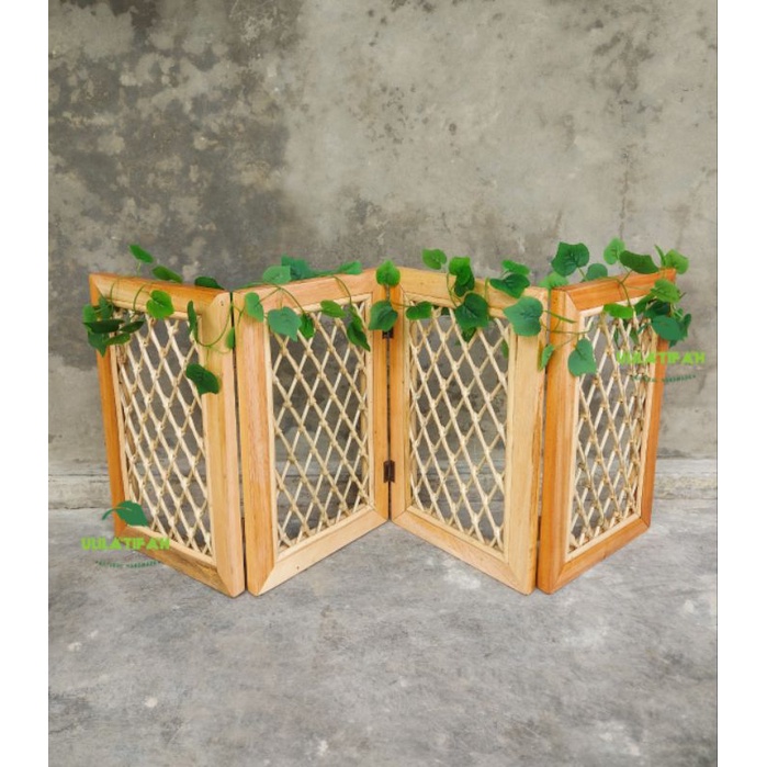 Jual sketsel kayu/sketsel rotan/ pembatas/ backdrop | Shopee Indonesia