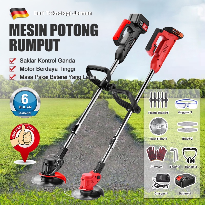 Jual Mesin Potong Rumput Baterai 48V Mesin Pemotong Rumput Taman ...