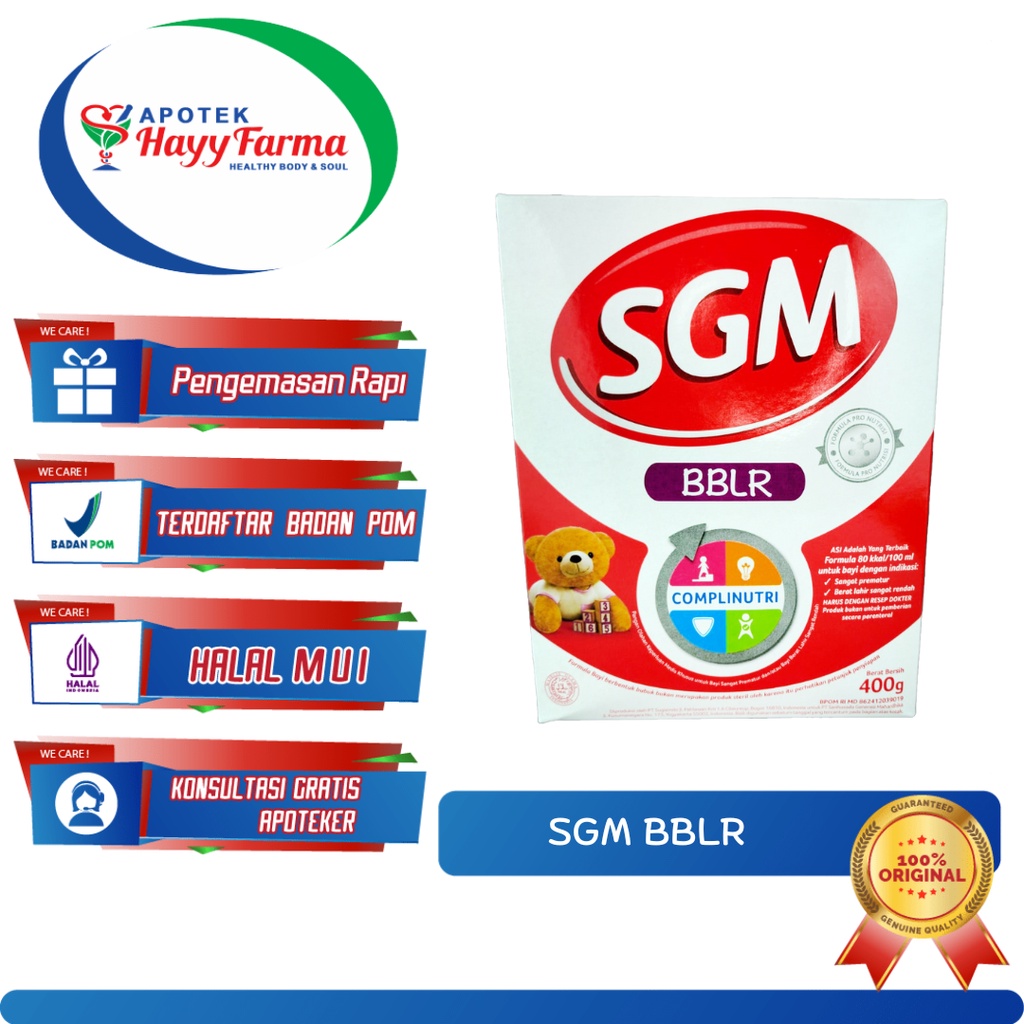 Jual SGM BBLR 200 g / 400 g - Susu Formula Bayi / Susu Bayi Murah / SGMBBLR / SUSU Prematur ...