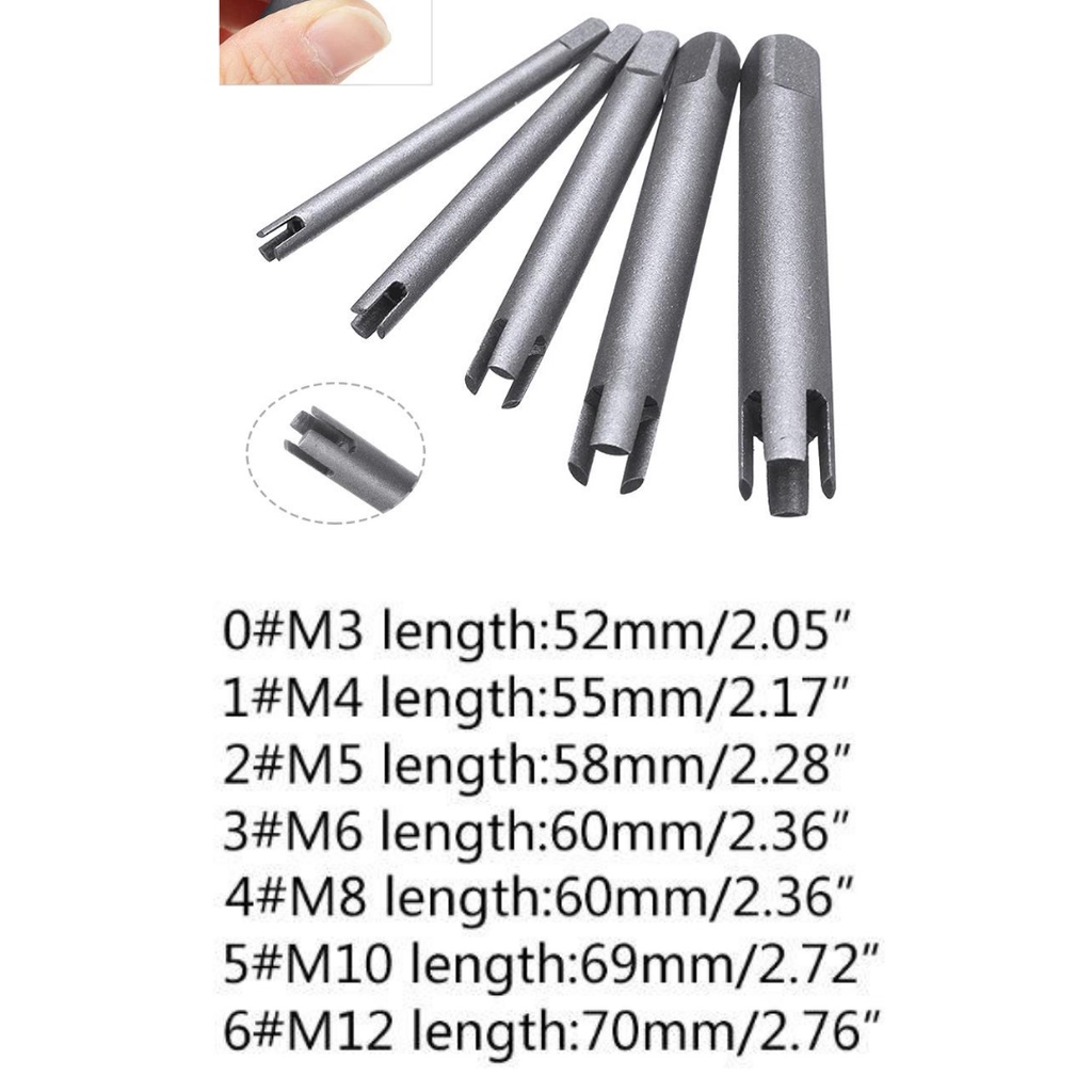 Jual DAMAGED SCREW TAP EXTRACTOR BROKEN HEAD REMOVAL M3 - M12 | Shopee ...