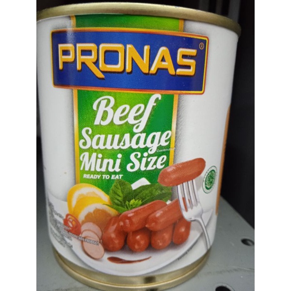 Jual PRONAS SOSIS SAPI BEEF SAUSAGE SMOKED 325GR | Shopee Indonesia