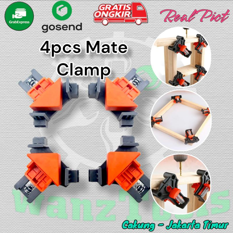 Jual Mate Clamp Set 4pcs - Corner Clamp - Klem Sudut Mate | Shopee ...