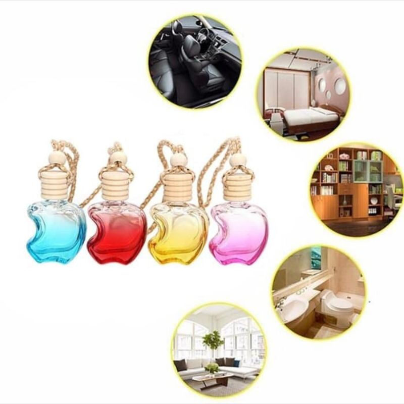 Jual Parfum vleo scent pewangi mobil ruangan kamar botol Apple | Shopee ...
