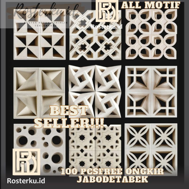 Jual Roster beton minimalis all motif | Shopee Indonesia