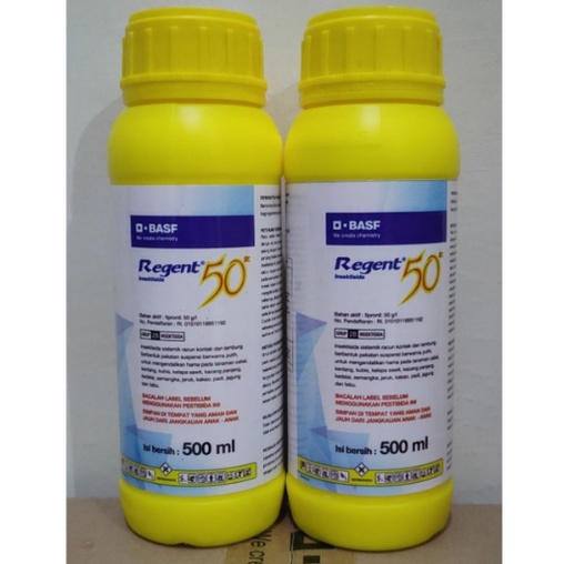 Jual Insektisida REGENT Cair Biru 50 SC 500 ml Pembasmi Semut Ulat ...