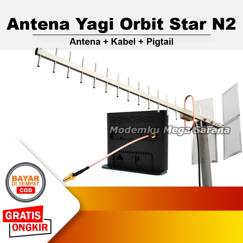 Jual Antena Modem Orbit Star N2 Yagi 3 Extreme | Shopee Indonesia