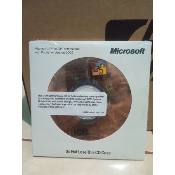 Jual microsoft office XP Professional 32bit with Publisher Original ada ...