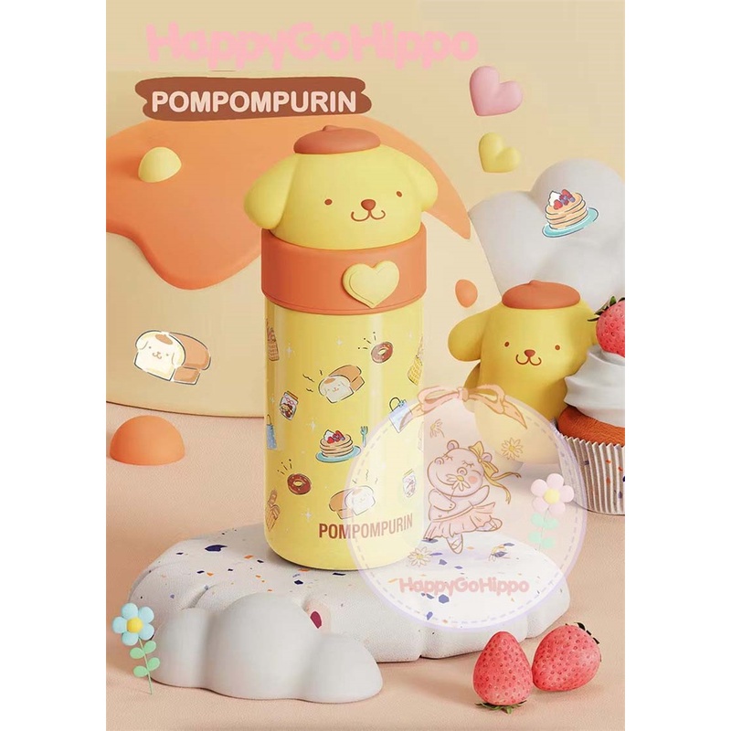 Jual Botol Minum Thermos Anak Stainless Motif Karakter Sanrio/ My Melody Pompompurin Cinnamoroll ...