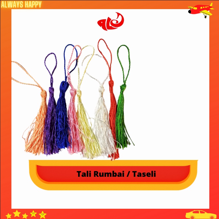 Jual Tali Rumbai Taseli Murah Warna dikirim Random | Shopee Indonesia