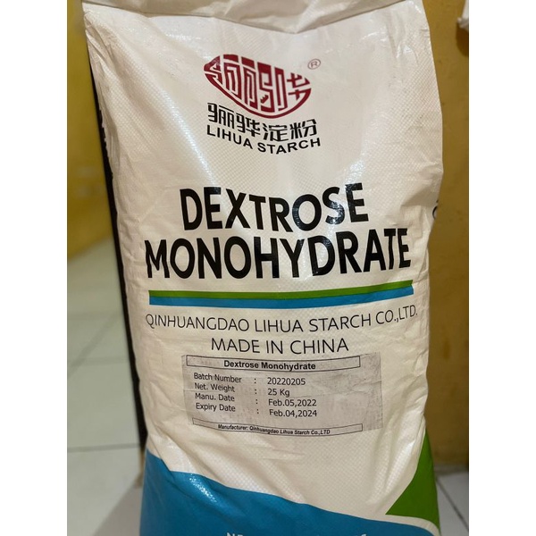 Jual DEXTROSE MONOHYDRATE 25KG ex LIHUA CHINA | Shopee Indonesia