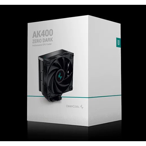 Jual DeepCool AK400 AK 400 ZERO DARK CPU Cooler - FULL BLACK EDITION | Shopee Indonesia