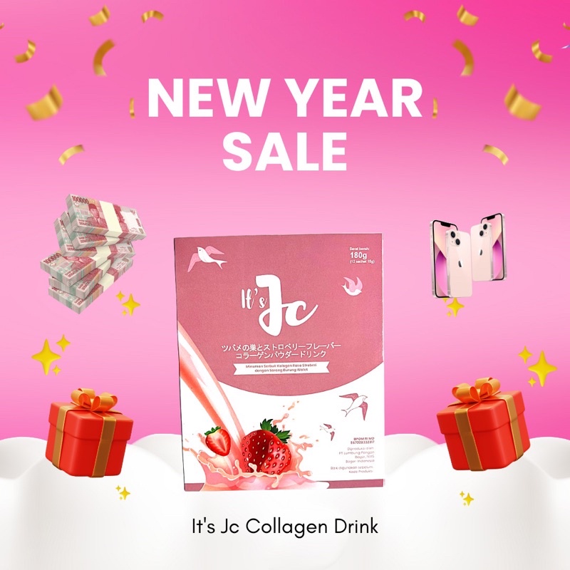 Jual promo ITS JC collagen drink with birdnest | minuman kolagen ...
