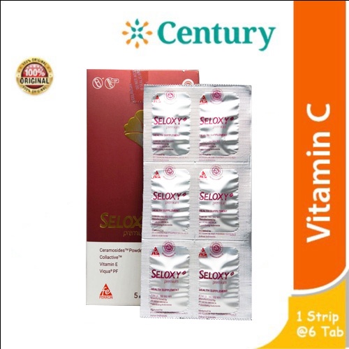 Jual Seloxy Premium 1 Strip isi 6 Kaplet/Suplemen Kulit/Anti Aging/Anti ...