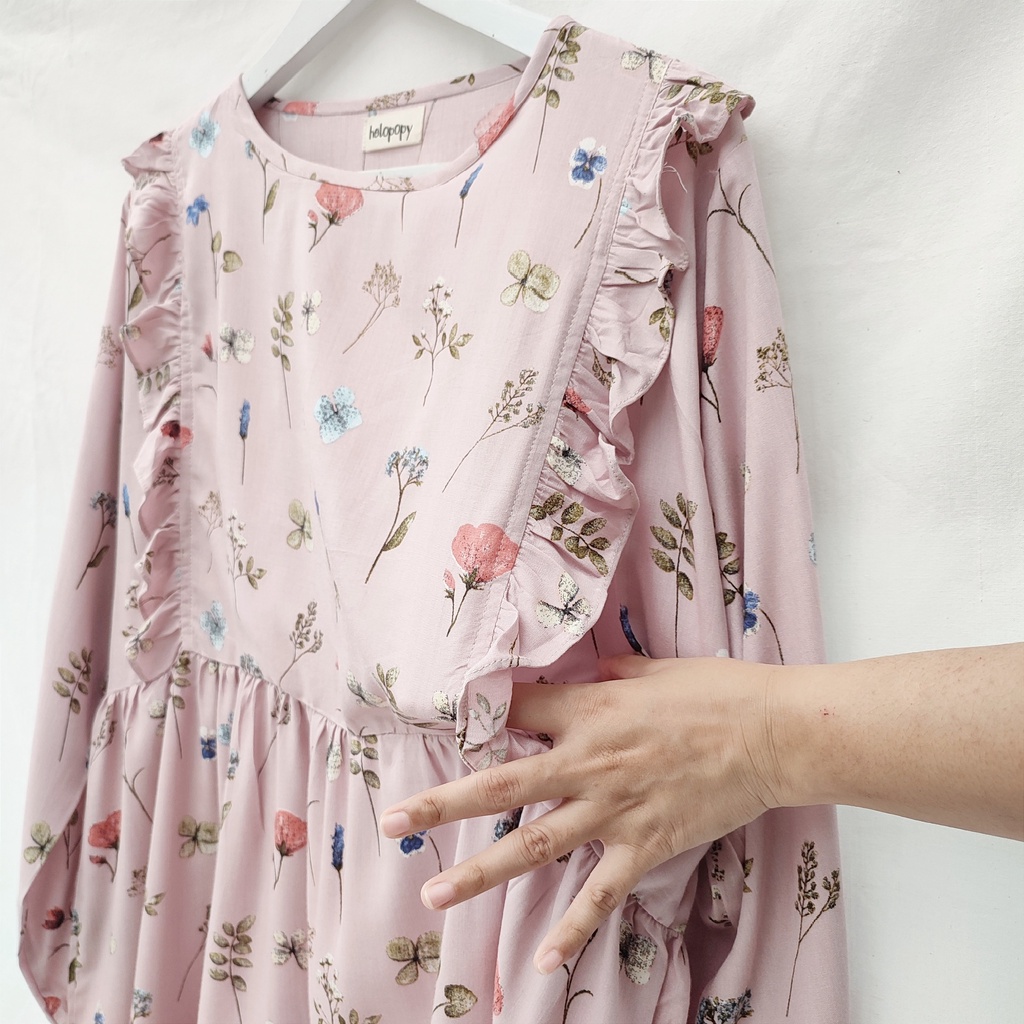 Jual Baju Blouse Atasan Menyusui Bukaan Samping Kanan Kiri Murah Katun ...