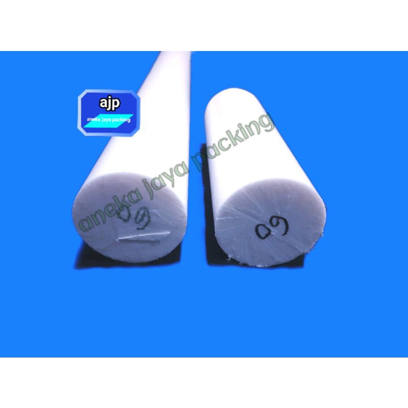 Jual teflon rod dia 60mm x 10cm as ptfe batangan | Shopee Indonesia