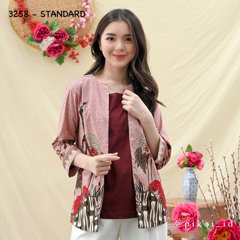 Jual PROMO Batik / baju batik cewek / atasan batik cewek / baju batik ...