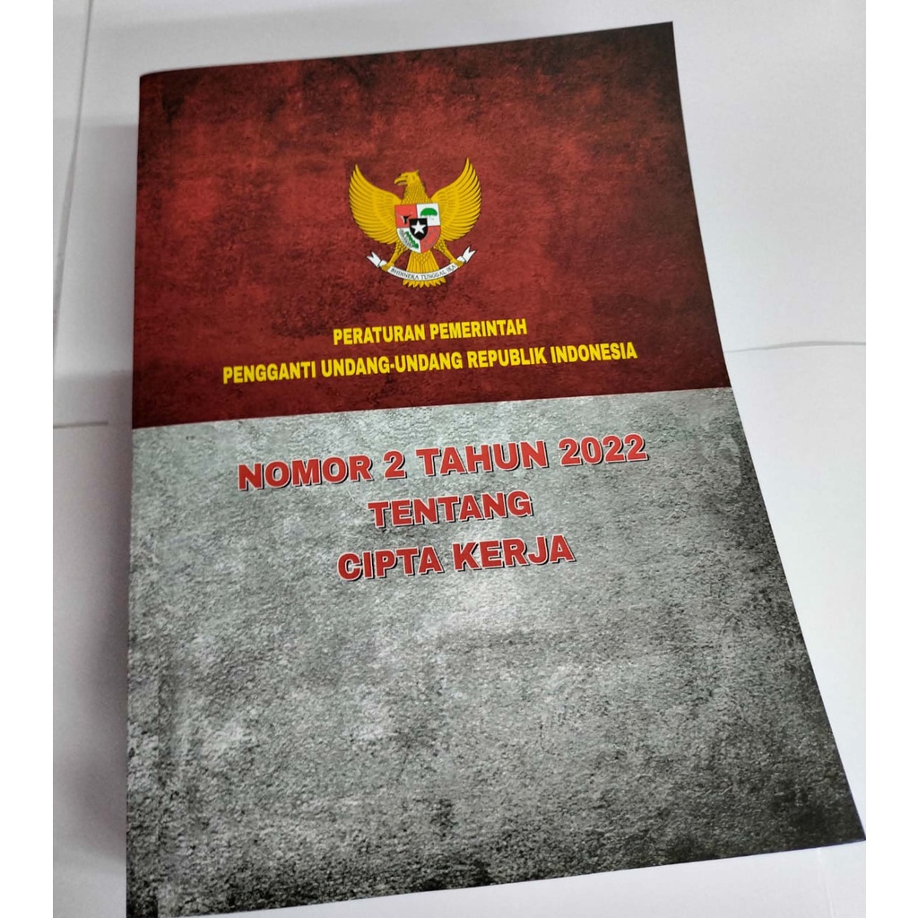 Jual Perpu no 2 tahun 2022 Tentang Cipta Kerja | Shopee Indonesia