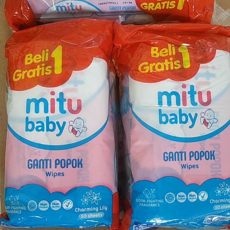 Jual Mitu Baby Tissue Basah / Tisu Basah Mitu ganti popok | Shopee ...