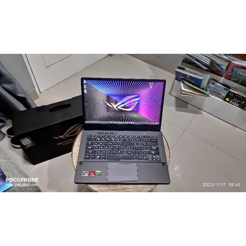 Jual ROG ZEPHYRUS G14 ANIMATRIX RYZEN 7 5800HS RTX 3050 RESMI | Shopee ...