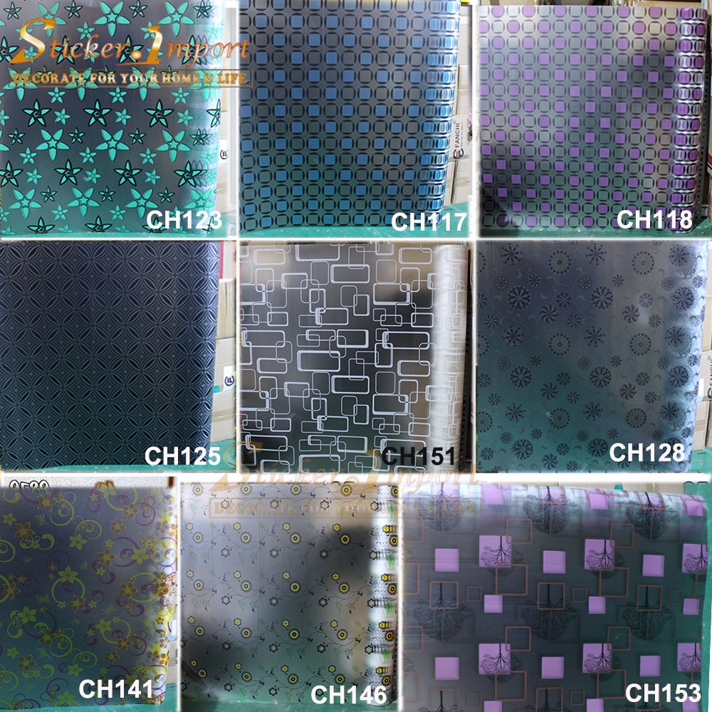 Jual [Sticker.Import] Sticker Kaca Kamar Mandi / Sandblast GLITTER ...