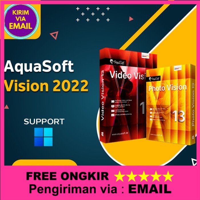 Jual Software Membuat Slide: AquaSoft Video and Photo Vision 2022 [Win ...