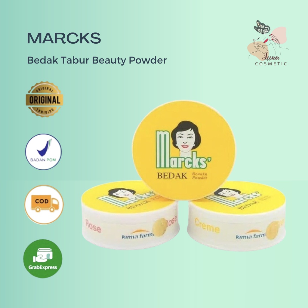 Jual MARCKS Bedak Beauty Powder 40 GR | Bedak Tabur | Shopee Indonesia