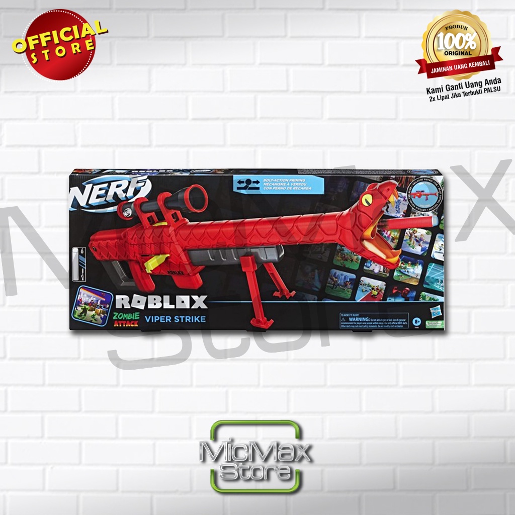 Jual Nerf Roblox Zombie Attack Viper Strike Dart Blaster NRRF5484 ...