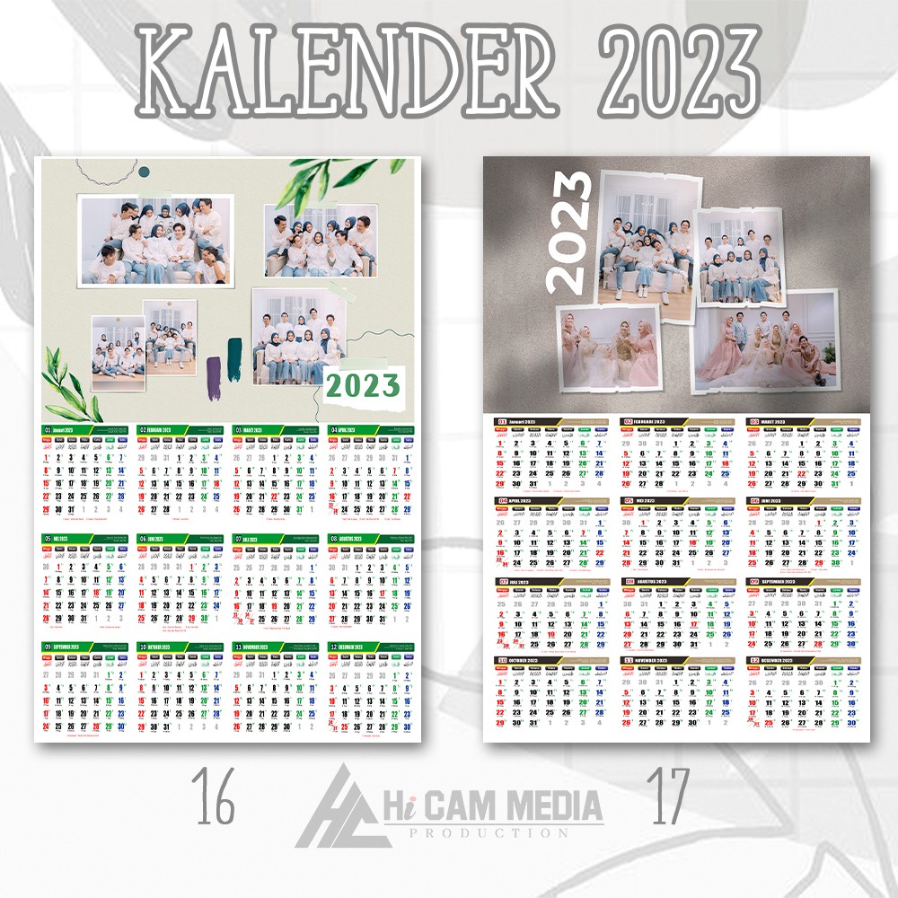 Jual Kalender 2024 costum / kalender custom / kalender foto sendiri ...