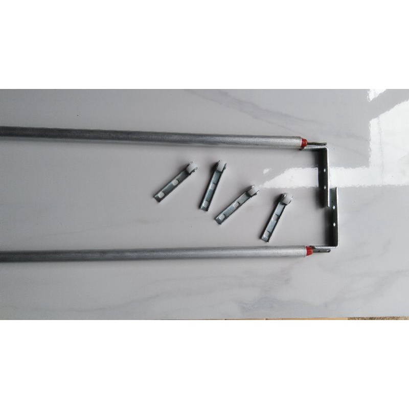 Jual rel jendela sliding vertikal | 40cm | engsel sliding vertikal ...