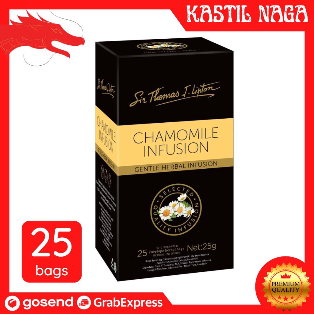 Jual Teh Sir Thomas Lipton - Chamomile Infusion - 25 bags | Shopee ...