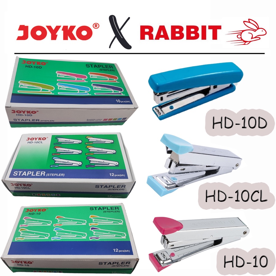 Jual Stapler Stepler Jepretan Joyko [BOX] TERLENGKAP HD-10, HD-10CL ...