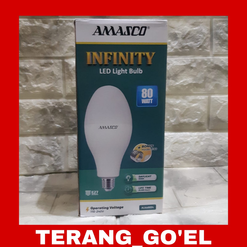 Jual AMASCO LAMPU LED INFINITY / AMASCO LED BULB T 80 , T 50 & T 100 ...