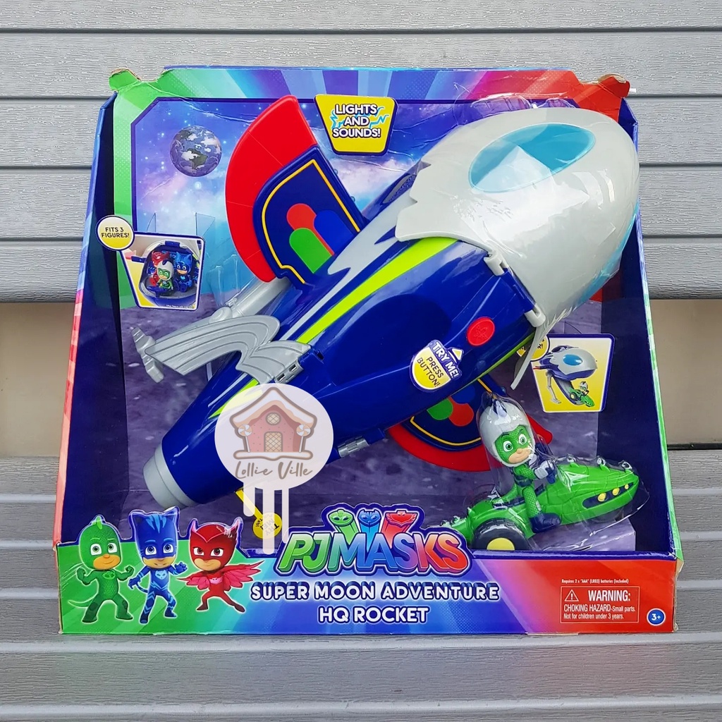 Jual Pj Masks Super Moon Adventure HQ Rocket | Shopee Indonesia