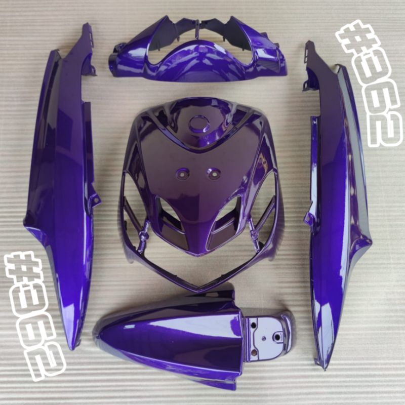 Jual FullSet Body Halus Mio Warna Ungu Glossy / Doff !! Fullset Body ...
