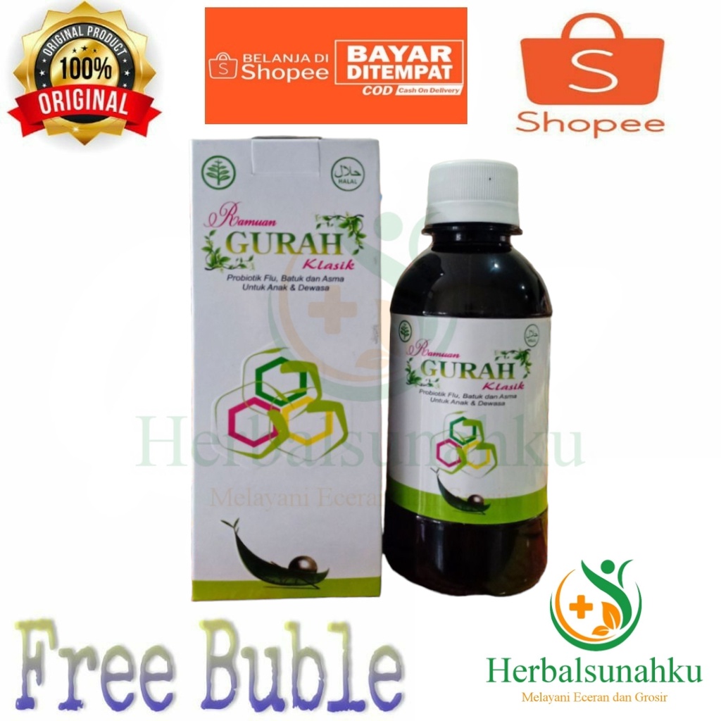 Jual Ramuan GURAH Klasik 280 gr // Ramuan GURAH Klasik 280 gr Probiotik ...