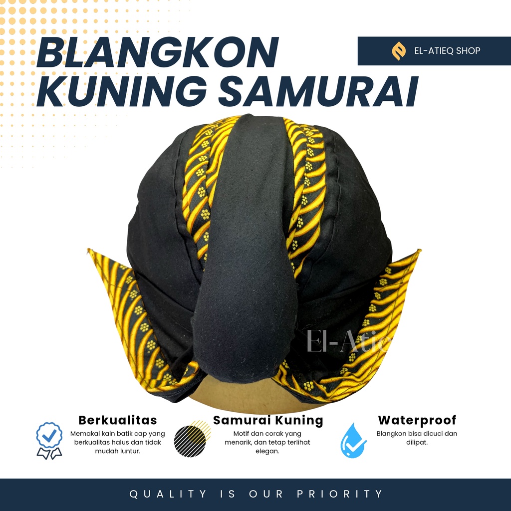 Jual Blangkon Halus Samurai Belangkon Alusan Mataram Yogyakarta Motif ...