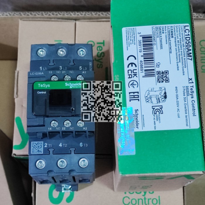 Jual Kontaktor Schneider Lc1D50Am7 New Original Made In Indonesia 50A ...