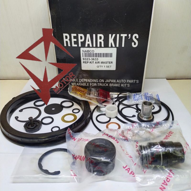 Jual REPAIR KIT SERVO REM ATAU REPAIR KIT AIR MASTER FUSO 6D22 GANJO ...