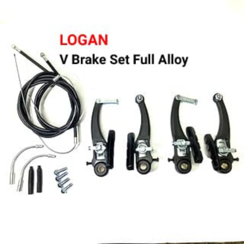 Jual Rem sepeda Brake Set V-Brake Logan Alloy | Shopee Indonesia