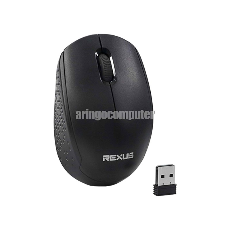 Jual Mouse Rexus WIRELESS OFFICE Q30 3D FULL BLACK | Shopee Indonesia