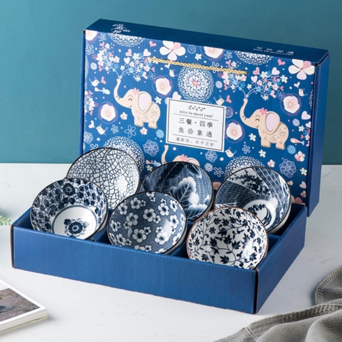 Jual MANGKOK PIRING JAPANESE SET/PREMIUM GIFT SET/HAMPER/SOUVENIR ...