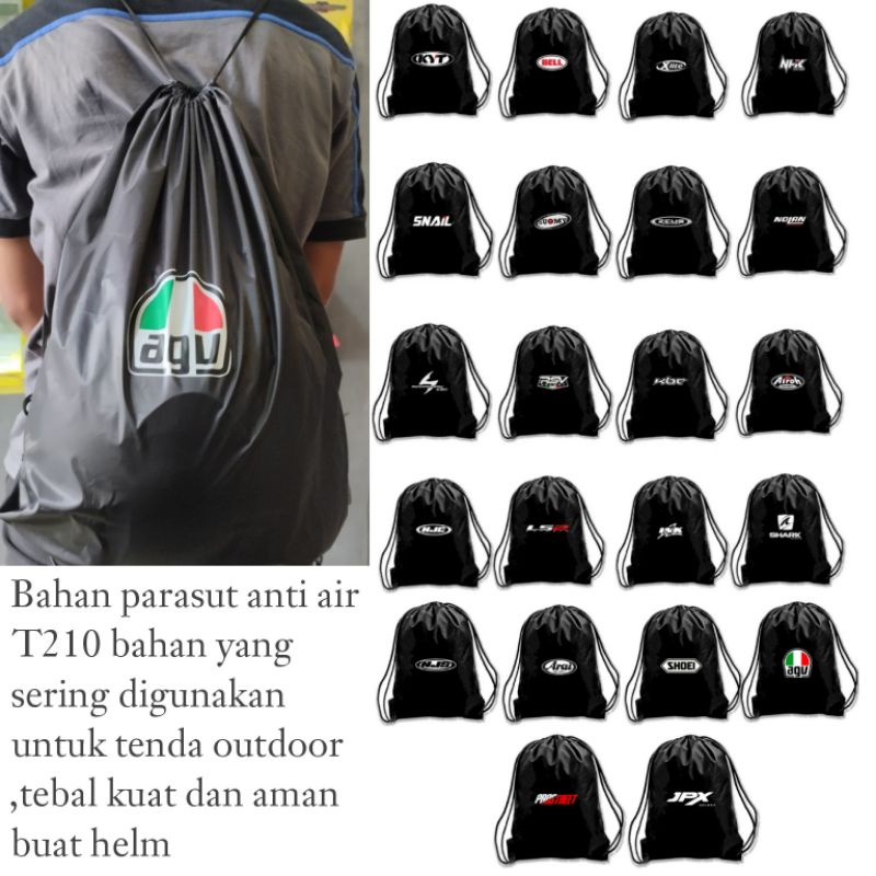 Jual SARUNG HELM WATERPROOF SEMUA MERK | TAS HELM | KANTONG HELM | TAS ...