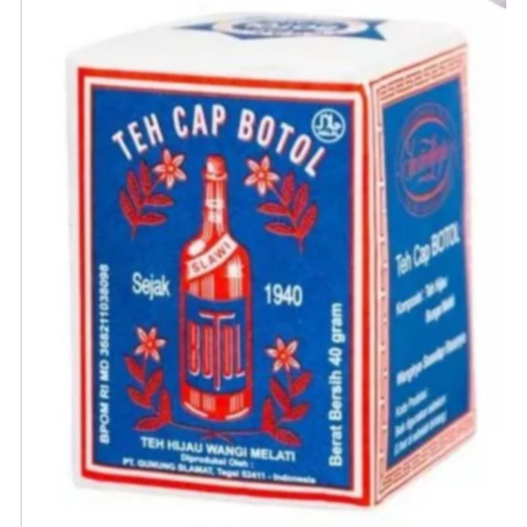 Jual Teh Bubuk Cap Botol Biru 40g | Shopee Indonesia