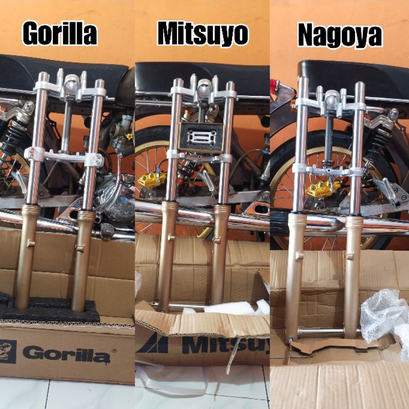 Jual Skok Ninja Gorilla Mitsuyo dan Nagoya pnp honda lanang CB GL100 ...