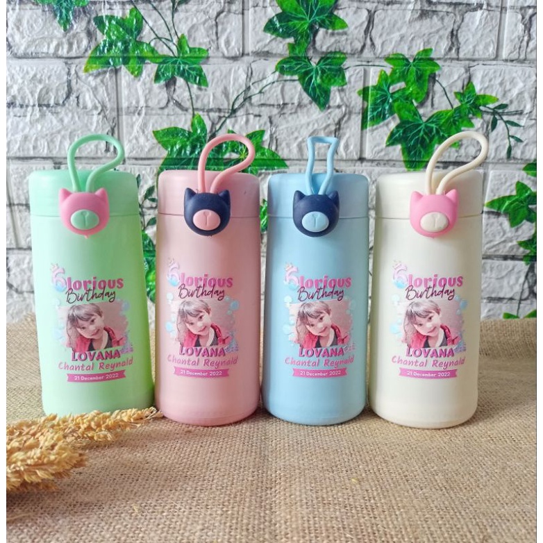 Jual SABLON DIGITAL DFT Tumbler/botol draw nice day custom (birthday ...