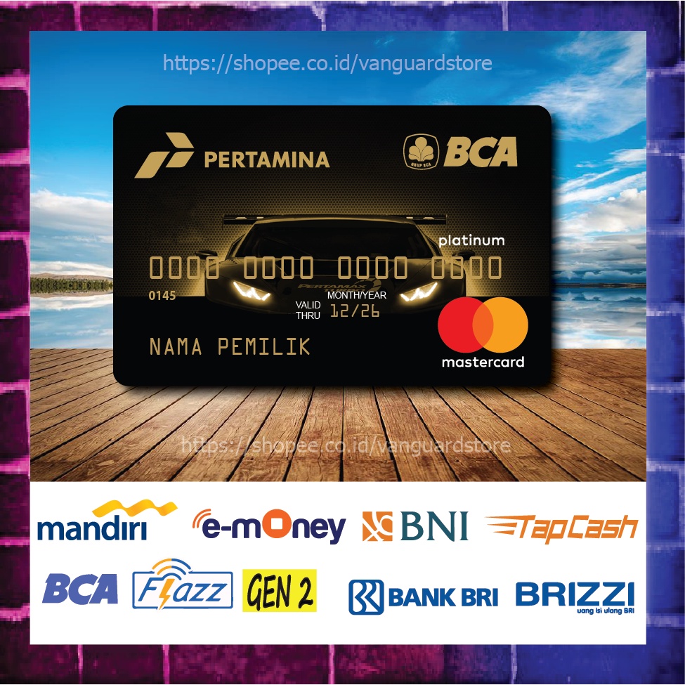 Jual KARTU E MONEY E TOLL KARTU PERTAMINA BCA DEBIT CREDIT MANDIRI ...