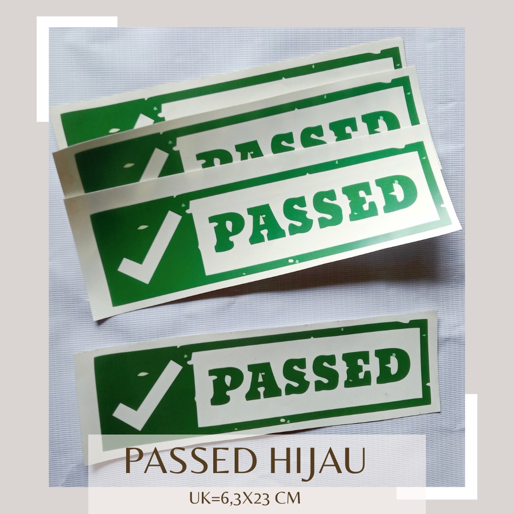 Jual STICKER banner spanduk wisuda LUNAS/LULUS TRANSPARAN harga satuan ...