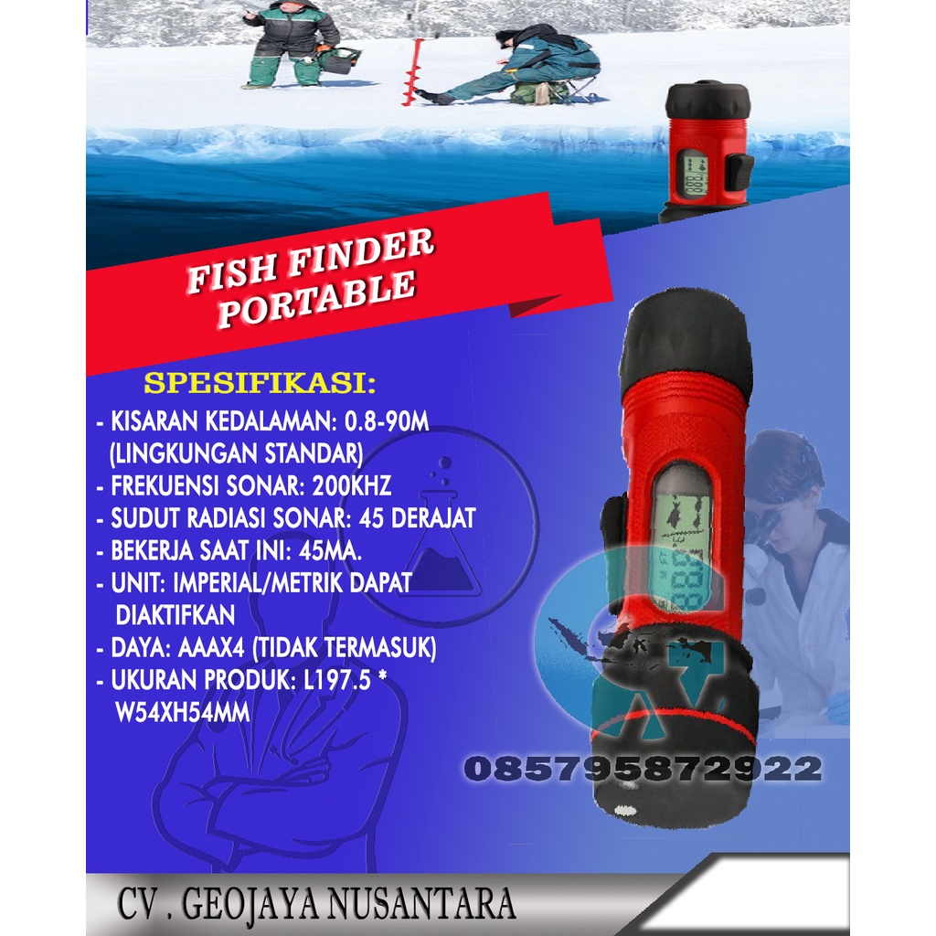 Jual ( READY STOK ) FISH FINDER PORTABLE ( ALAT PENCARI IKAN ) | Shopee ...