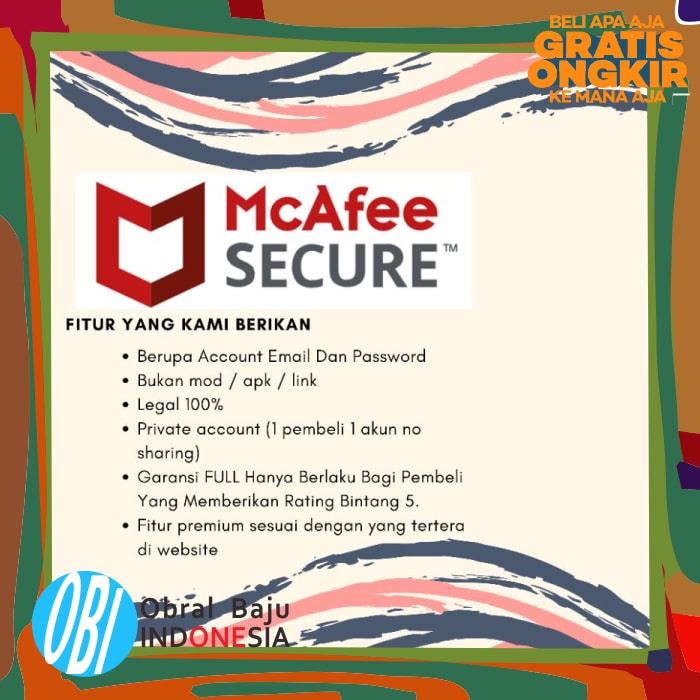 Jual Obral / Original Sale Promo Akun Mcafee Livesafe Security 2022 ...